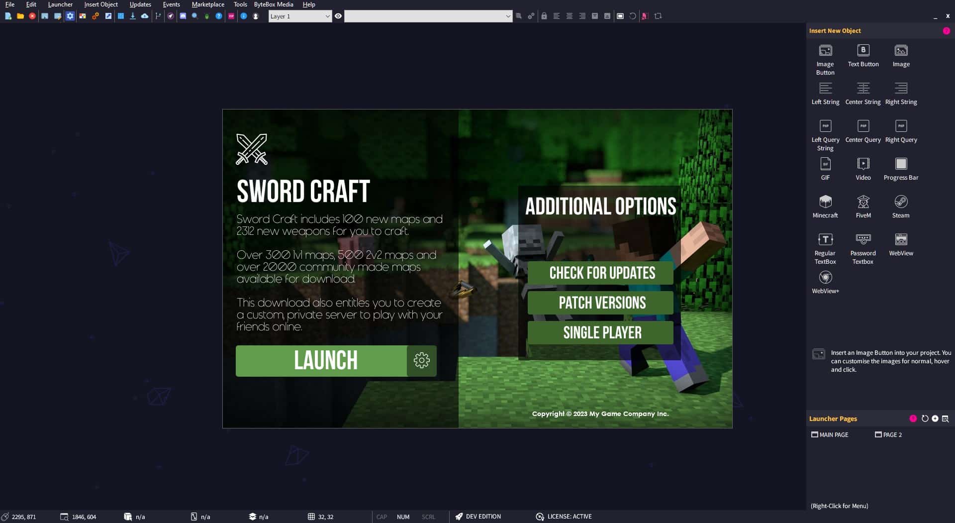 Game Launcher Creator V3 - ByteBox Media Online Store